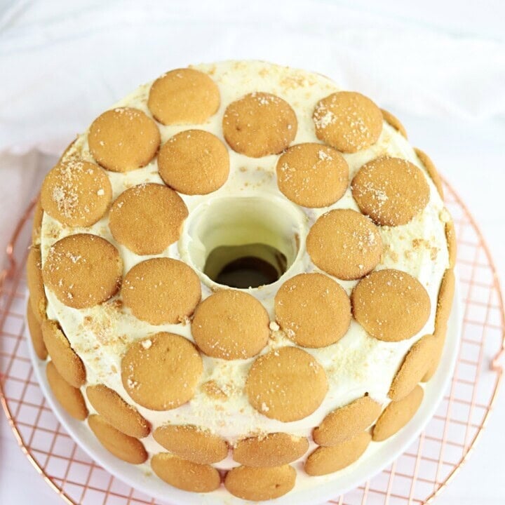Mile High Banana Pudding Pound Cake - Whip it like Butter