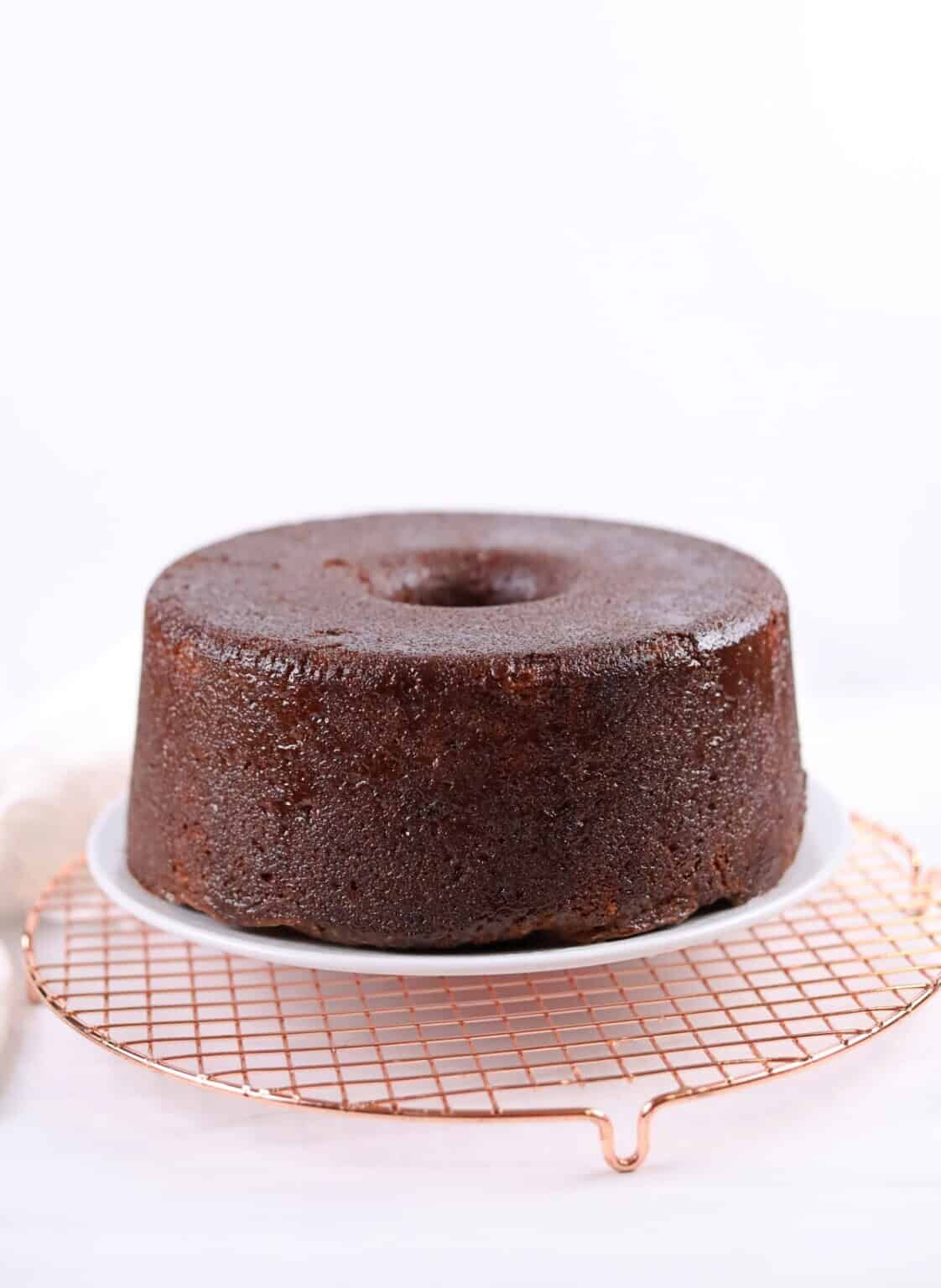 Mile High Bourbon Chocolate Pound Cake - Whip it like Butter